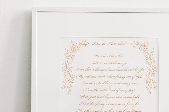 Bespoke Calligraphy Poem, Song or Letter - Miss Modern Calligraphy