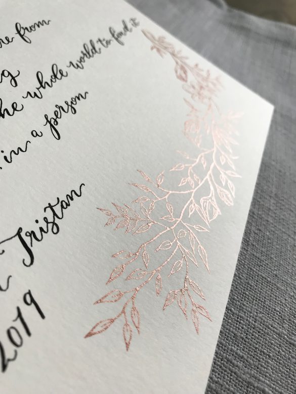 Bespoke Calligraphy Poem, Song or Letter - Miss Modern Calligraphy