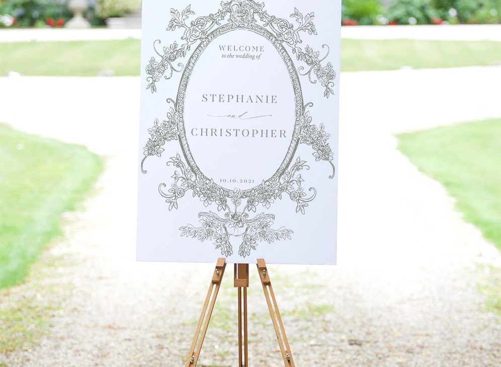 Welcome to The Wedding Sign - Clara - Miss Modern Calligraphy